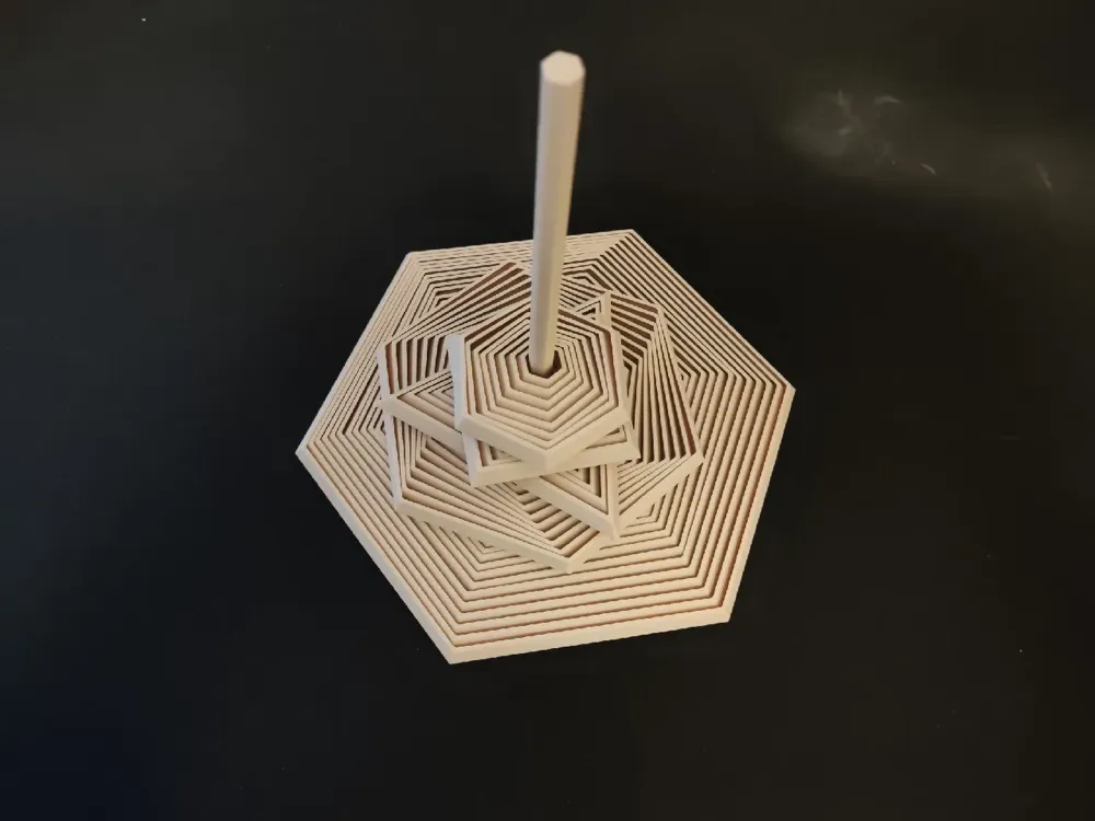 Hexagon Fidget - Free 3D Print Model - MakerWorld