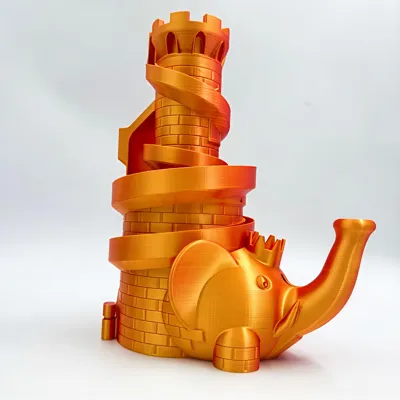 Elephant piggy bank - Free 3D Print Model - MakerWorld