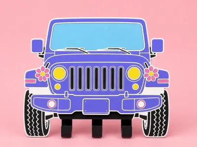 JEEP KEY HANGER - Free 3D Print Model - MakerWorld