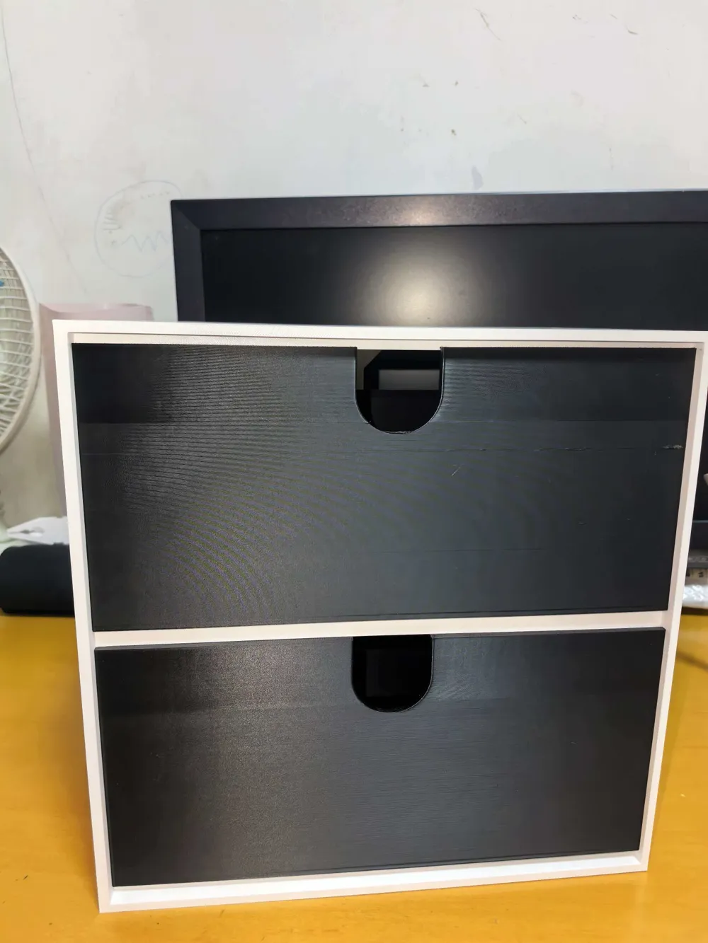 Double-Layer Desktop Drawer Cabinet V1 - Free 3D Print Model - MakerWorld