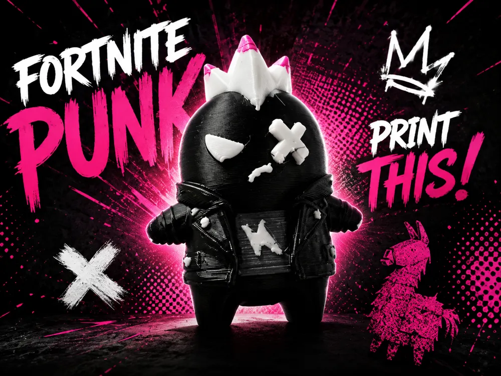 Punk Sprite Fortnite - Free 3D Print Model - MakerWorld