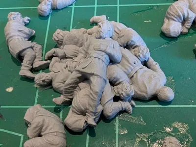 Medieval civilian casualties - corpse pile - Free 3D Print Model ...