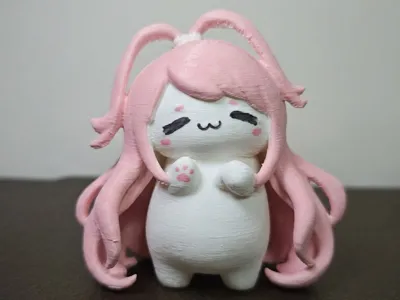 A Snow Shadow Cat from Loke Kingdom - Free 3D Print Model - MakerWorld