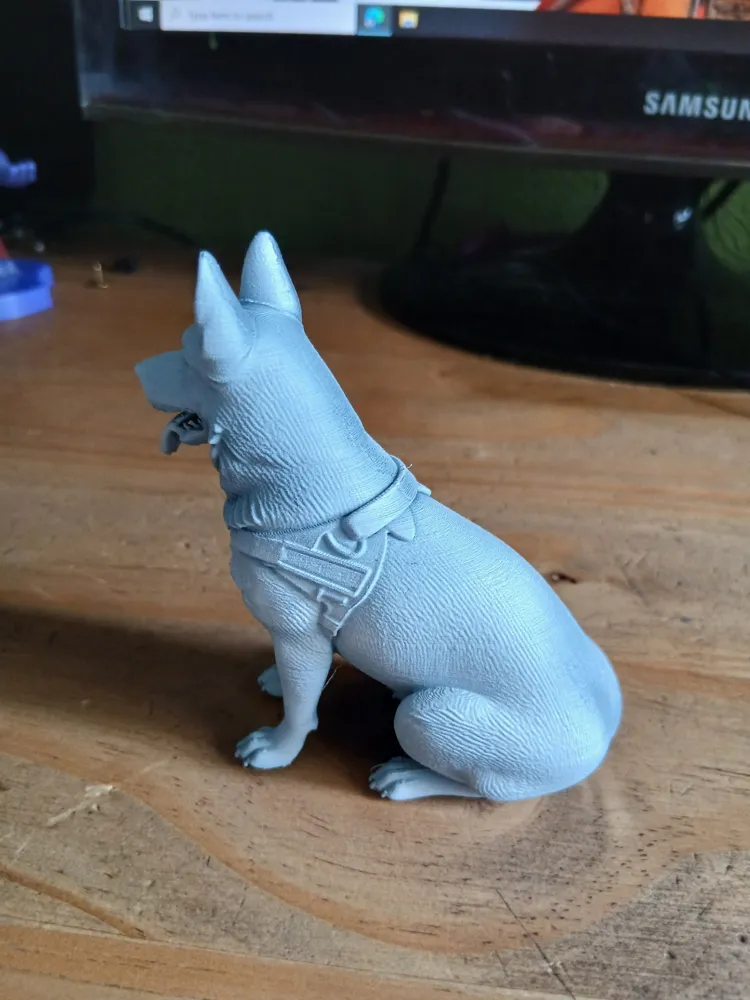Dog, German Sheppard with Harness - Free 3D Print Model - MakerWorld