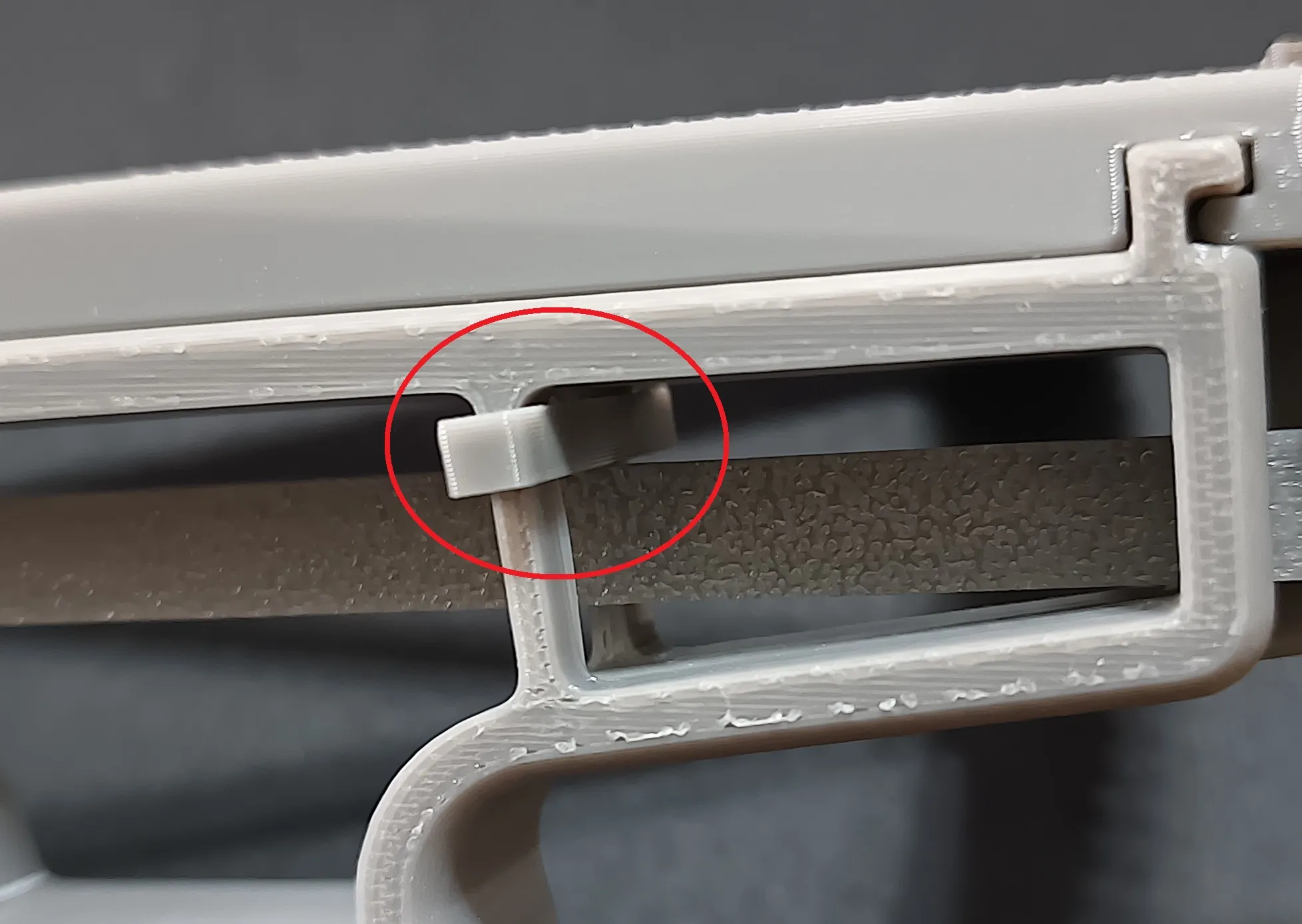 Perfect fix catch for LoboCNC rubber band blaster - Free 3D Print Model ...