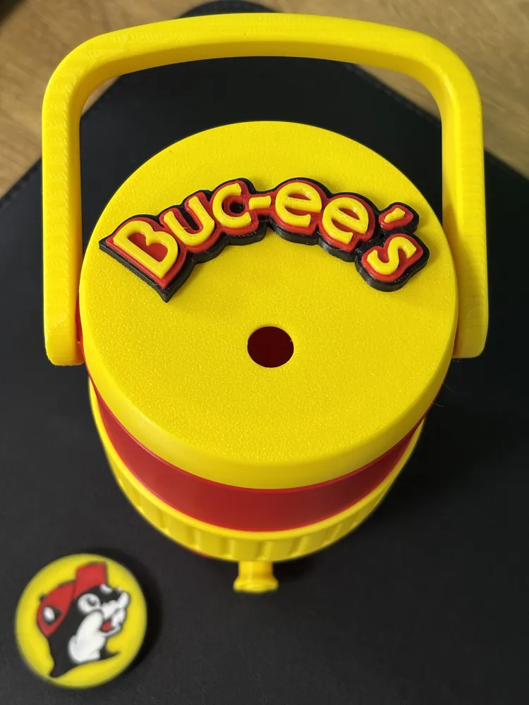 Retro Beaver-Inspired Badge for Can Cooler - Free 3D Print Model ...