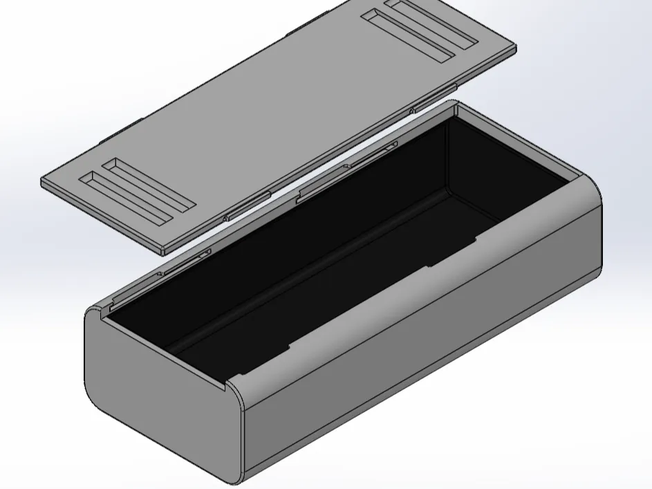Robust case + sound-dampening interior - Free 3D Print Model - MakerWorld