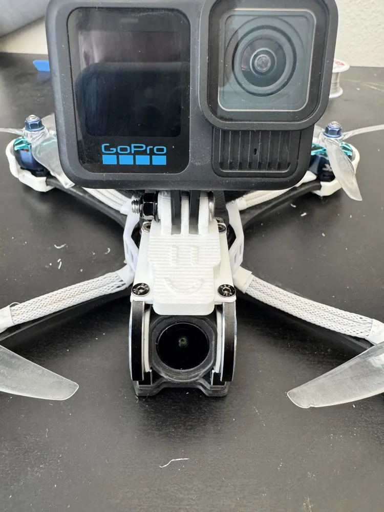 GEPRC Mark 5 GPS + Action Camera Mount - Free 3D Print Model - MakerWorld