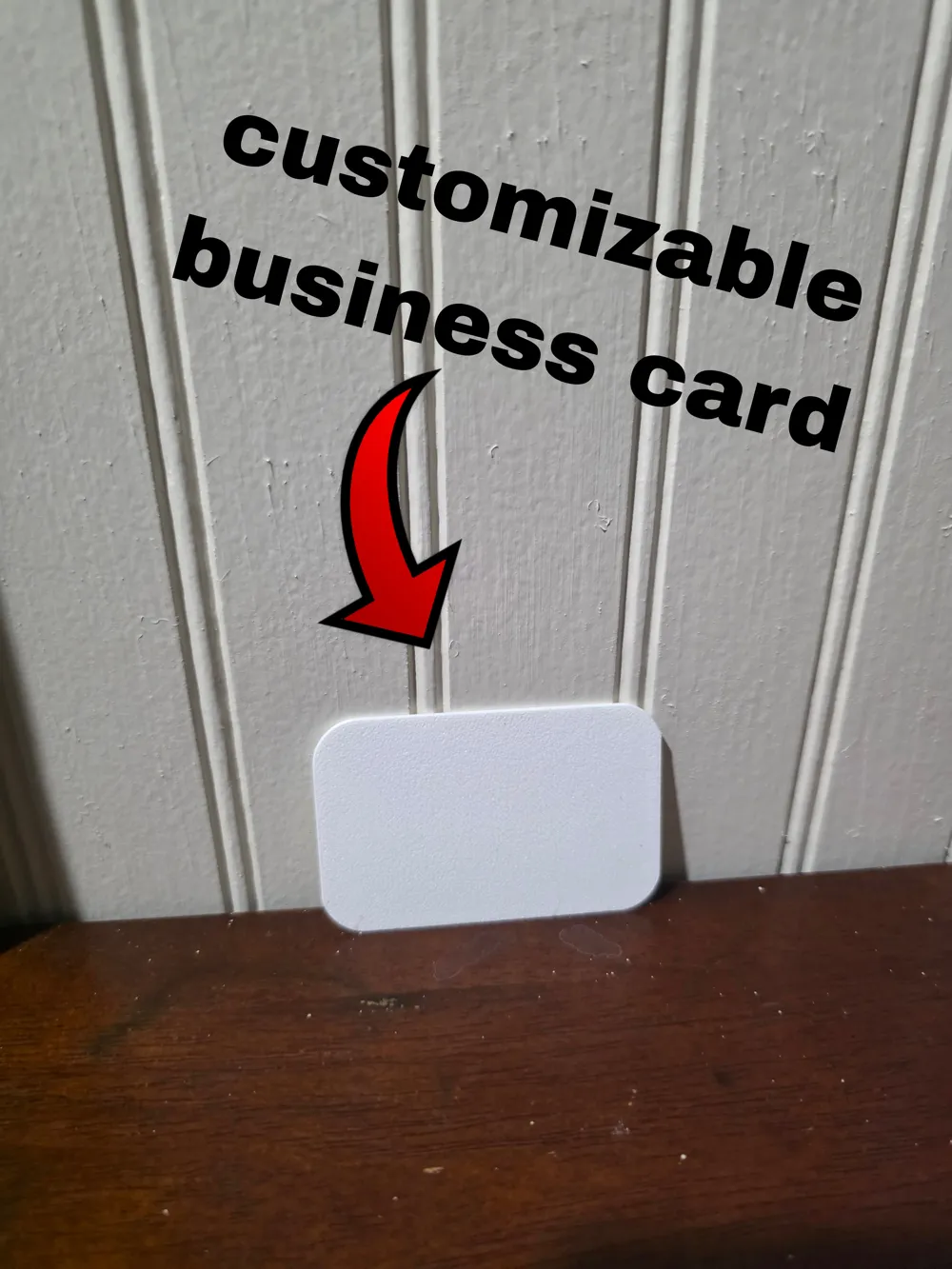 customizable business card - Free 3D Print Model - MakerWorld
