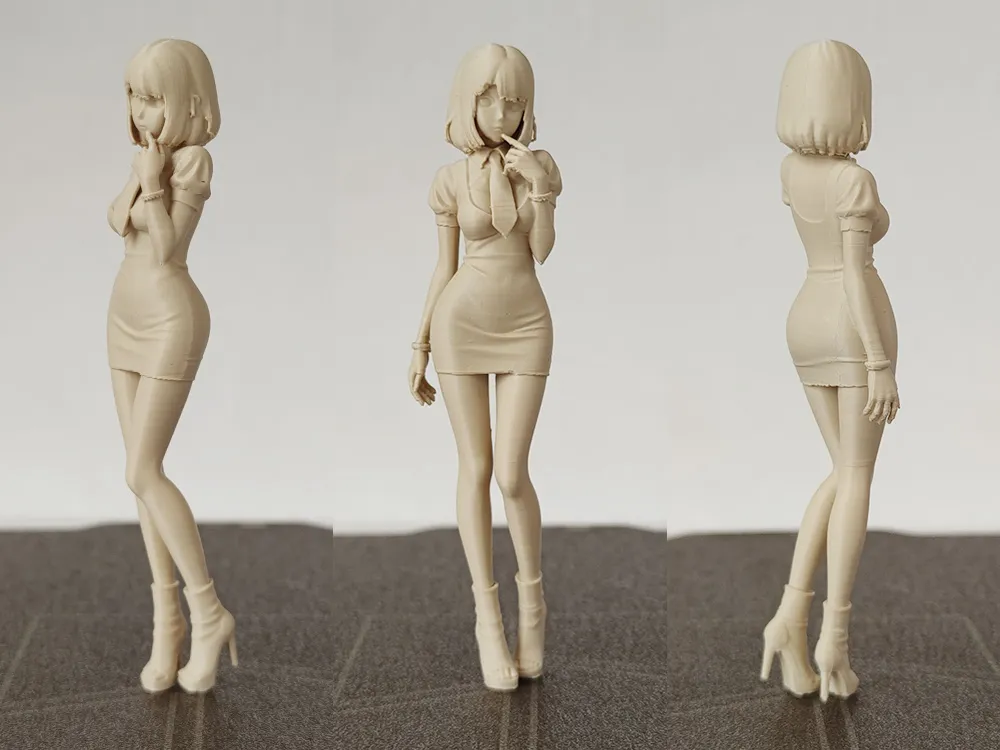 Anime girl figure - Free 3D Print Model - MakerWorld