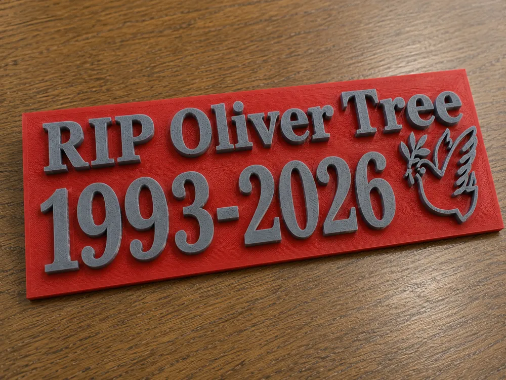 RIP Oliver Tree - Free 3D Print Model - MakerWorld