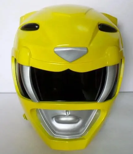Power Rangers Yellow Ranger Helmet - Free 3D Print Model - MakerWorld