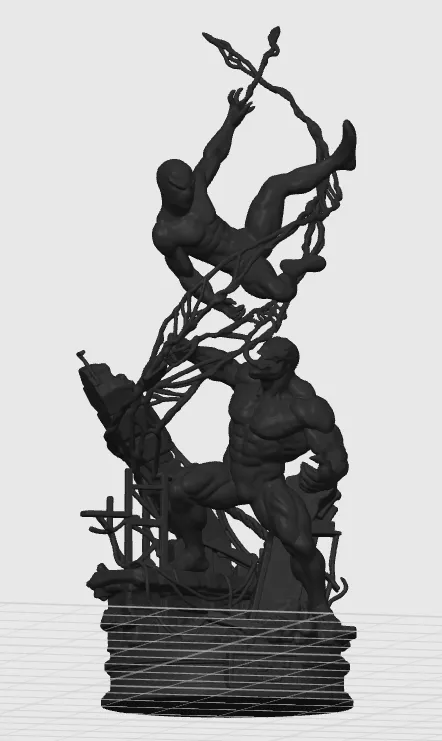 spider man vs venom - Free 3D Print Model - MakerWorld