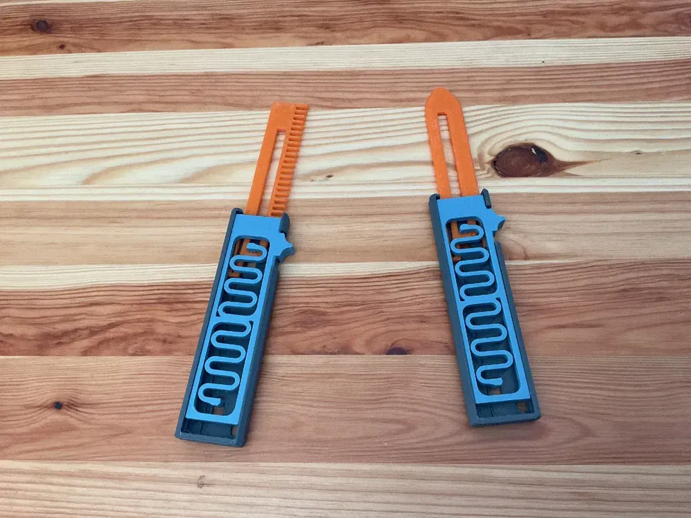 OTF knife - Free 3D Print Model - MakerWorld