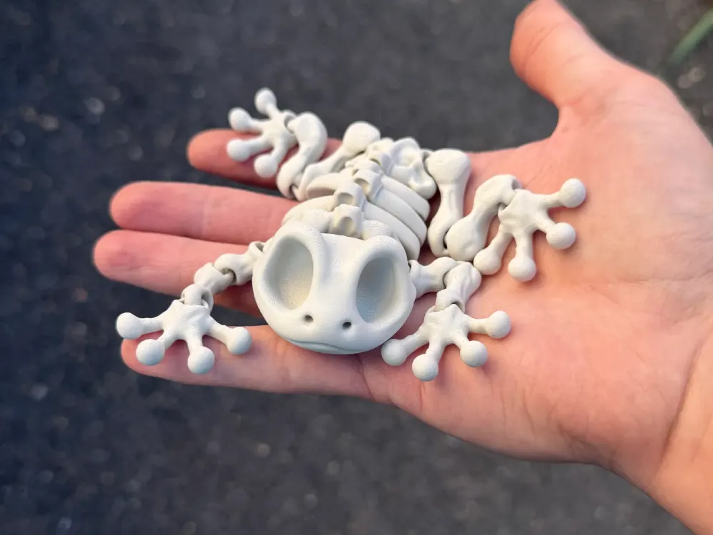 Articulated Skeleton Frog - Free 3D Print Model - MakerWorld
