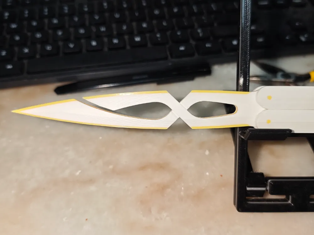 Butterfly Knife Modified Version - Free 3D Print Model - MakerWorld