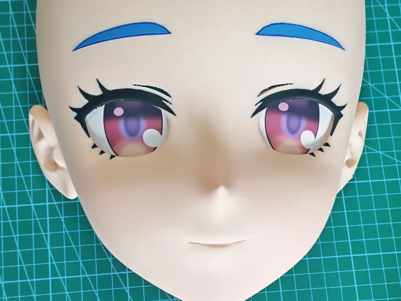 Kigurumi head shell - Ganyu mask - direct printing - Free 3D Print ...