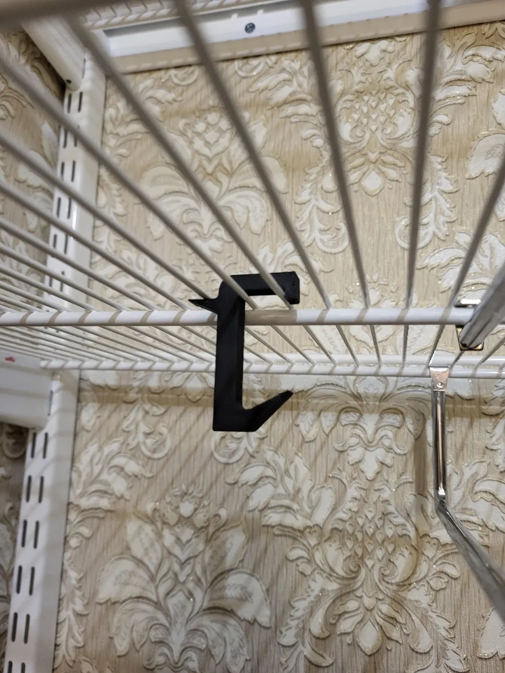 Wardrobe shelf hook - Free 3D Print Model - MakerWorld