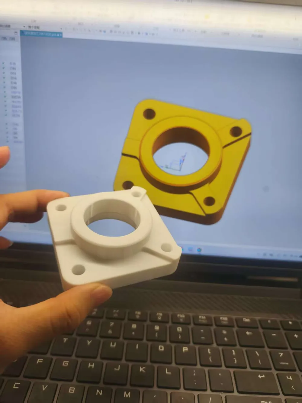 Bearing Housing (inner ring 36.5mm outer ring 43.3mm) - Free 3D Print ...