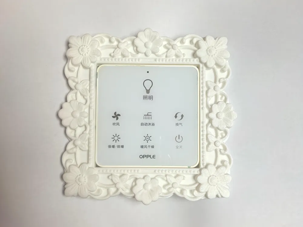 Type 86 European style switch frame, can be gilded - Free 3D Print ...