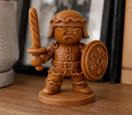 Gingerbread Knight - Free 3D Print Model - MakerWorld