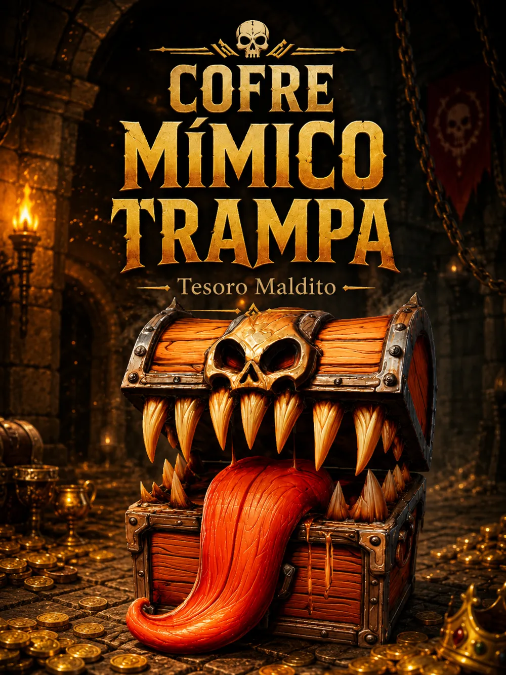 Mimic Trap Chest - Free 3D Print Model - MakerWorld