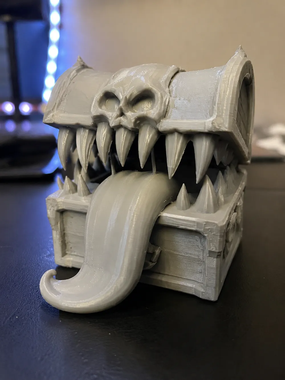 Mimic Trap Chest - Free 3D Print Model - MakerWorld