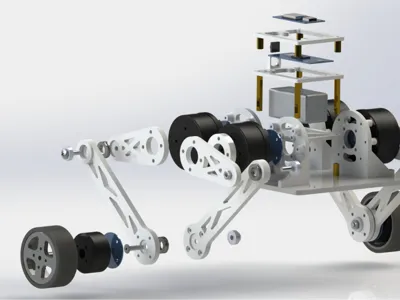 Wheeled-leg robot - Free 3D Print Model - MakerWorld