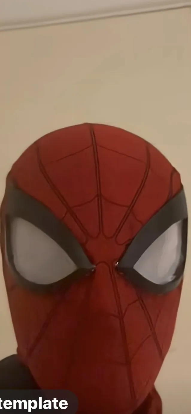 spider man ps4 face shell - Free 3D Print Model - MakerWorld