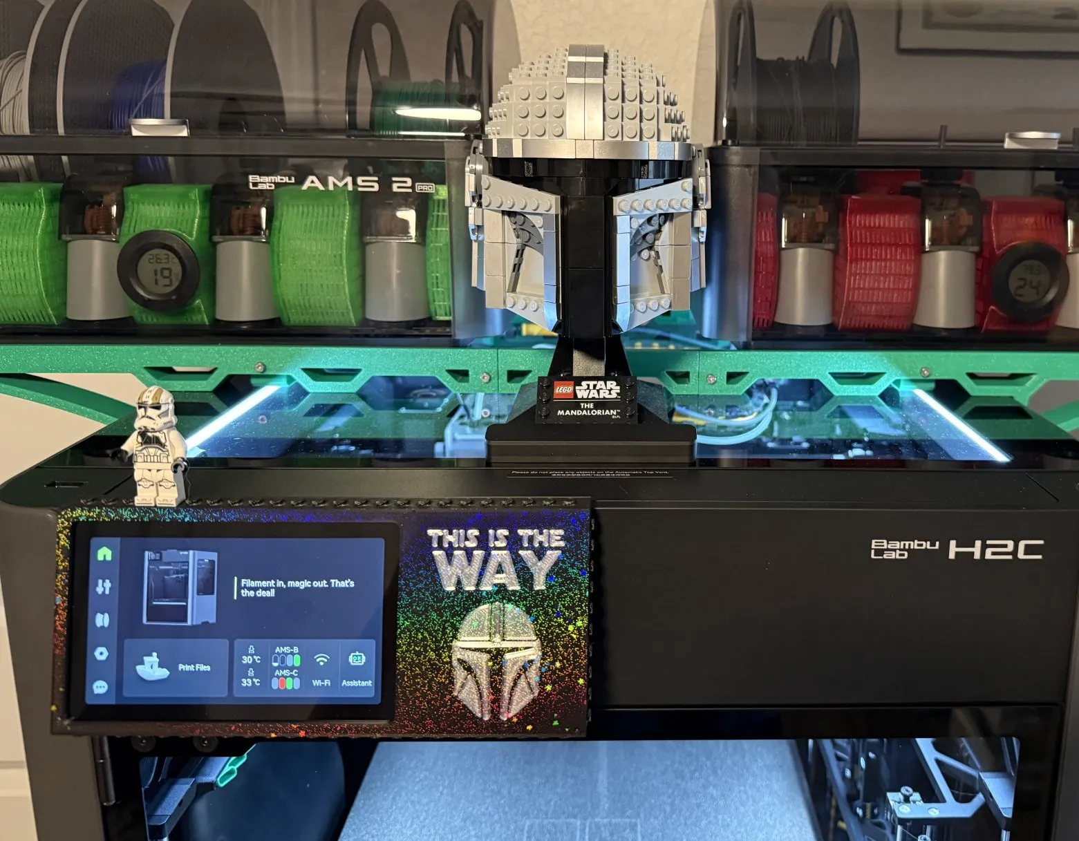 H2 Series Brick Display Frame - Death Star - Free 3D Print Model ...