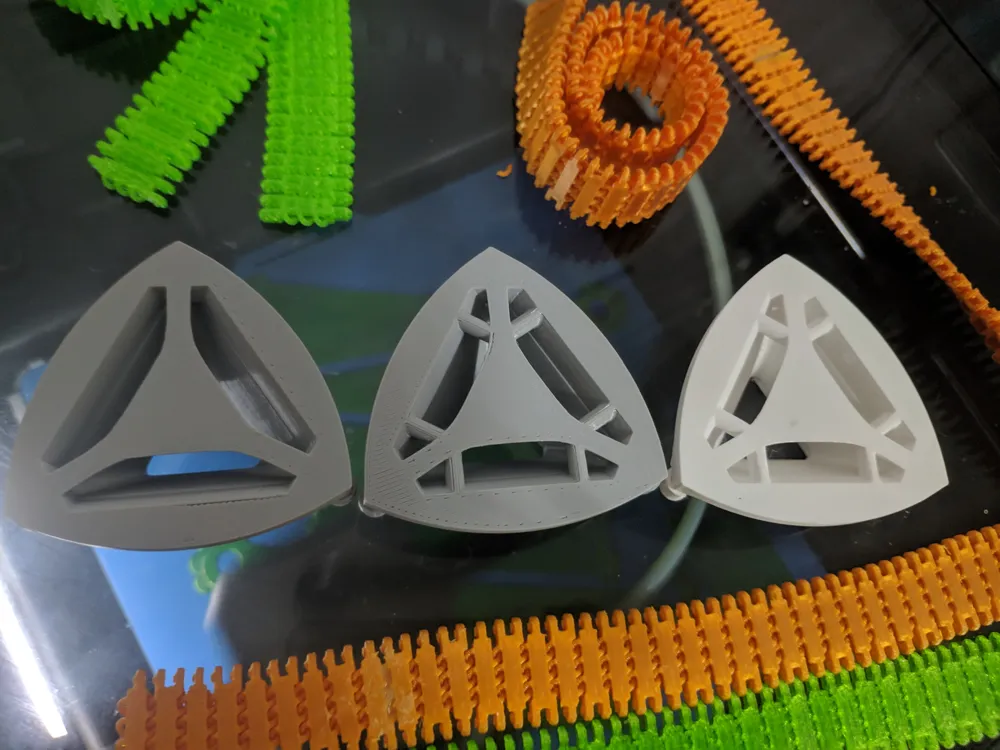 Y-zipper three-sided zipper (combined with NASA fabric, PETG printed ...