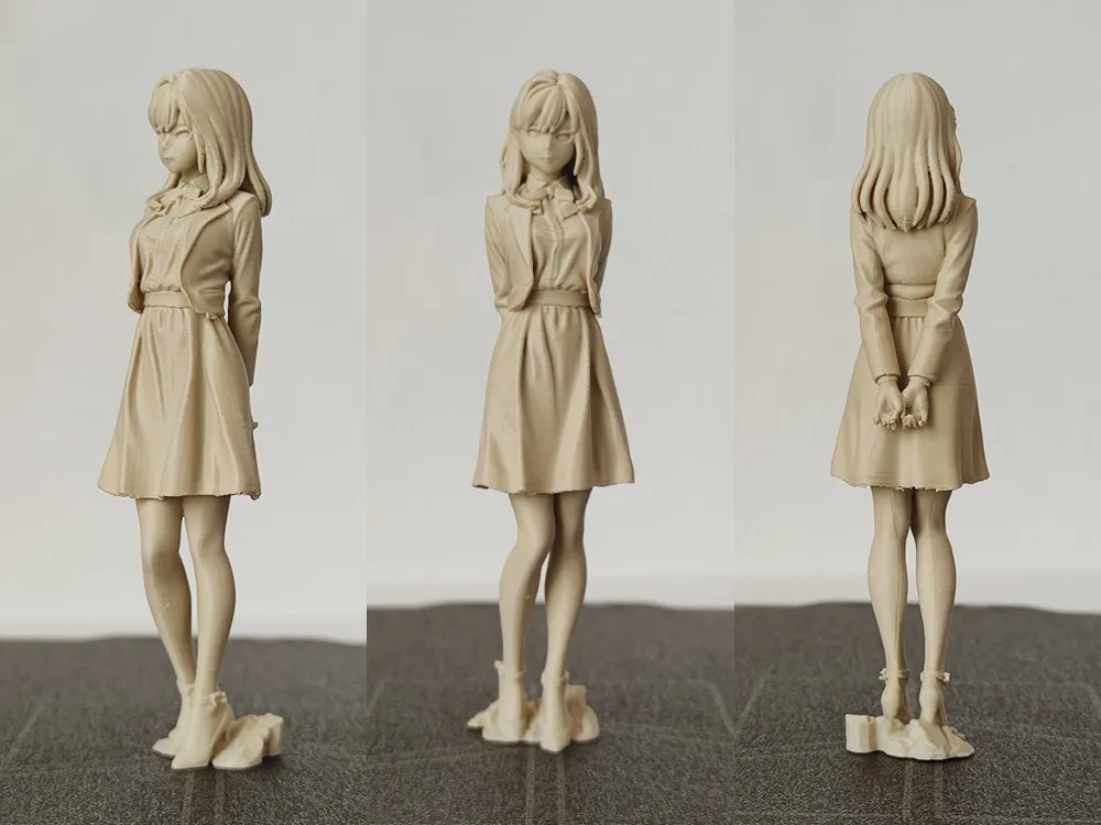 Anime girl figure - Free 3D Print Model - MakerWorld