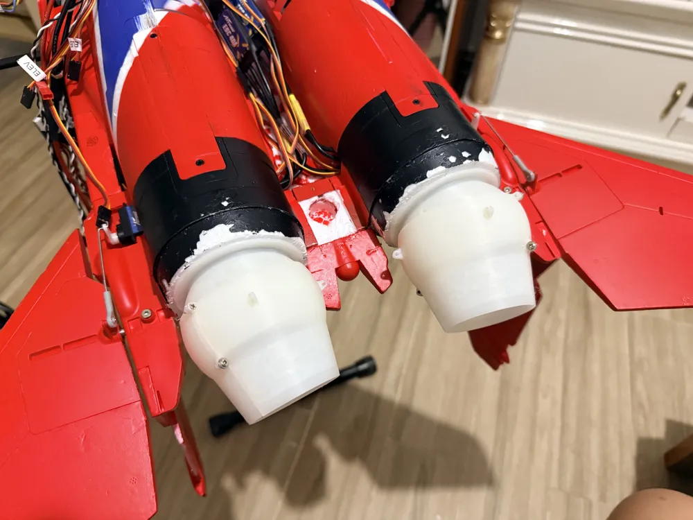 FMS Blue Arrow Dual 64mm Ducted Fan MiG-29 RC Aircraft Modification ...