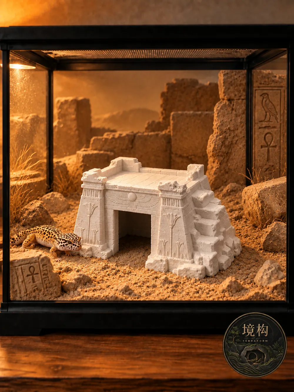Egyptian Temple Hideout - Free 3D Print Model - MakerWorld