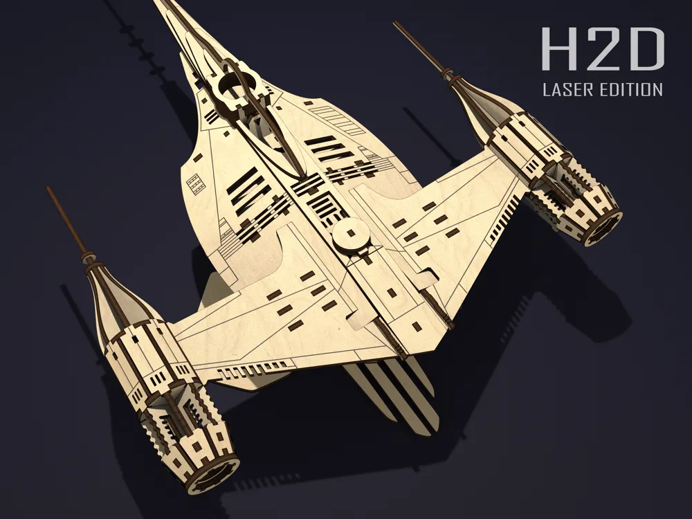 Mandalorian N-1 Starfighter | Laser-Cut Model - Free 3D Print Model ...