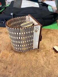 Kerf Bending Lamp - Lazer Cut Model by Layerline MakerWorld: Download ...