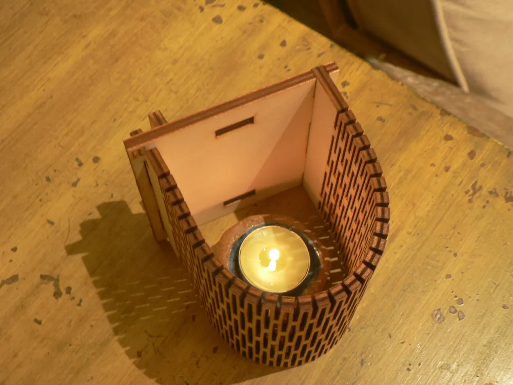 Kerf Bending Lamp - Lazer Cut Model - Free 3D Print Model - MakerWorld