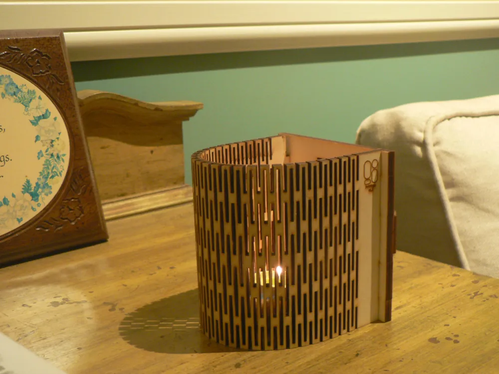 Kerf Bending Lamp - Lazer Cut Model by Layerline MakerWorld: Download ...