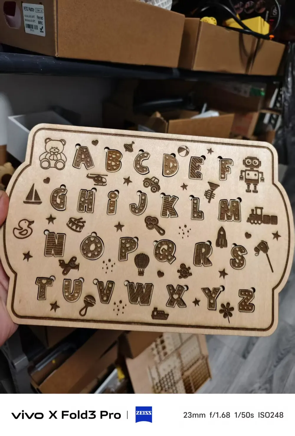 26-Letter Alphabet Children's Educational Puzzle by Carry MakerWorld ...