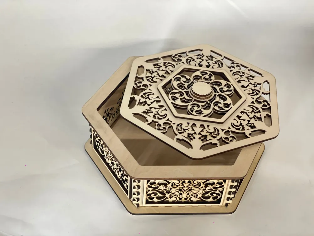 FiligraneHexBox - Modelo de impresión 3D gratuito - MakerWorld