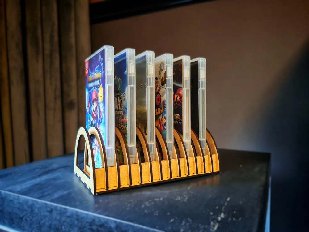 Nintendo Switch game holder by finlepi MakerWorld: Download Free 3D Models