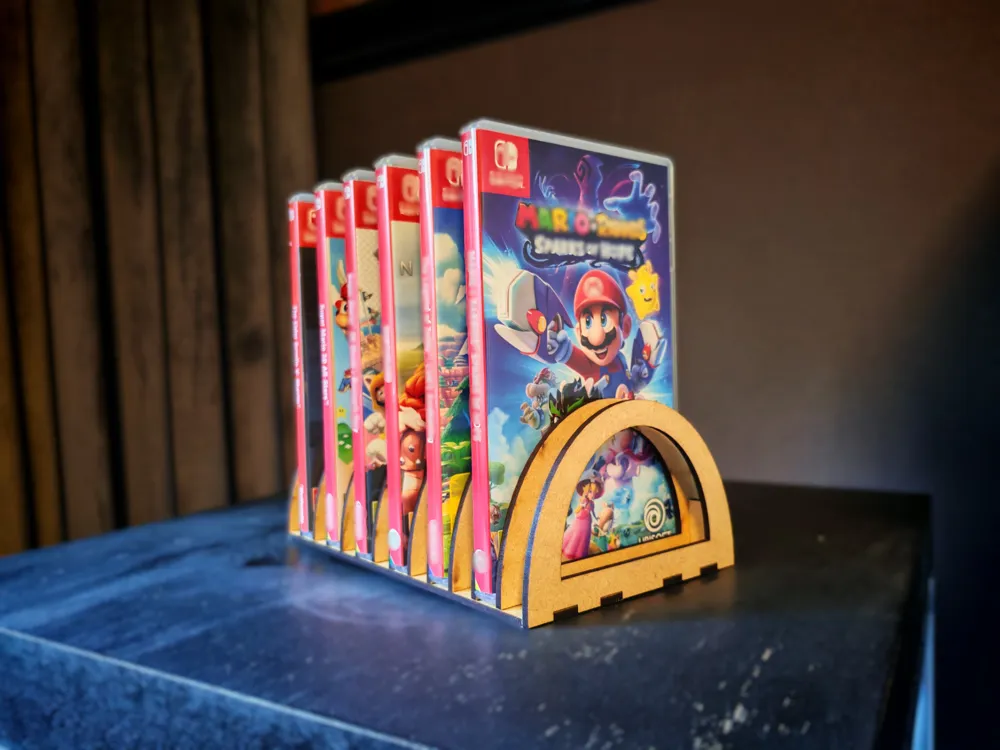 Nintendo Switch game holder by finlepi MakerWorld: Download Free 3D Models