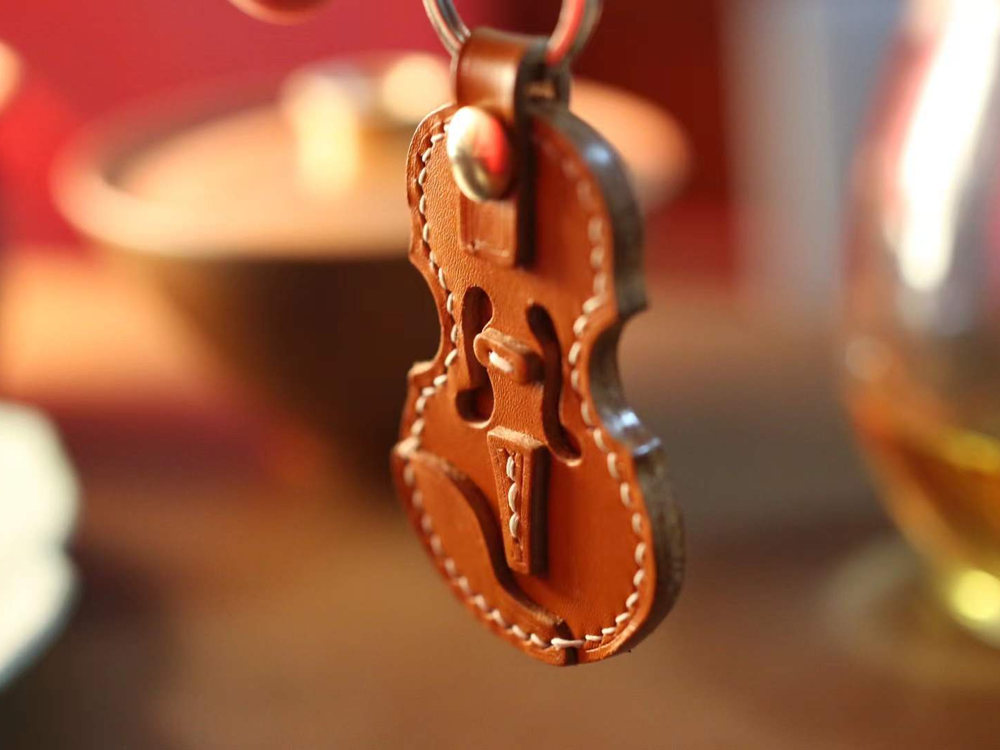 Violin Pendant Leather/PU Keychain Handle Piece by 阿笨 MakerWorld ...