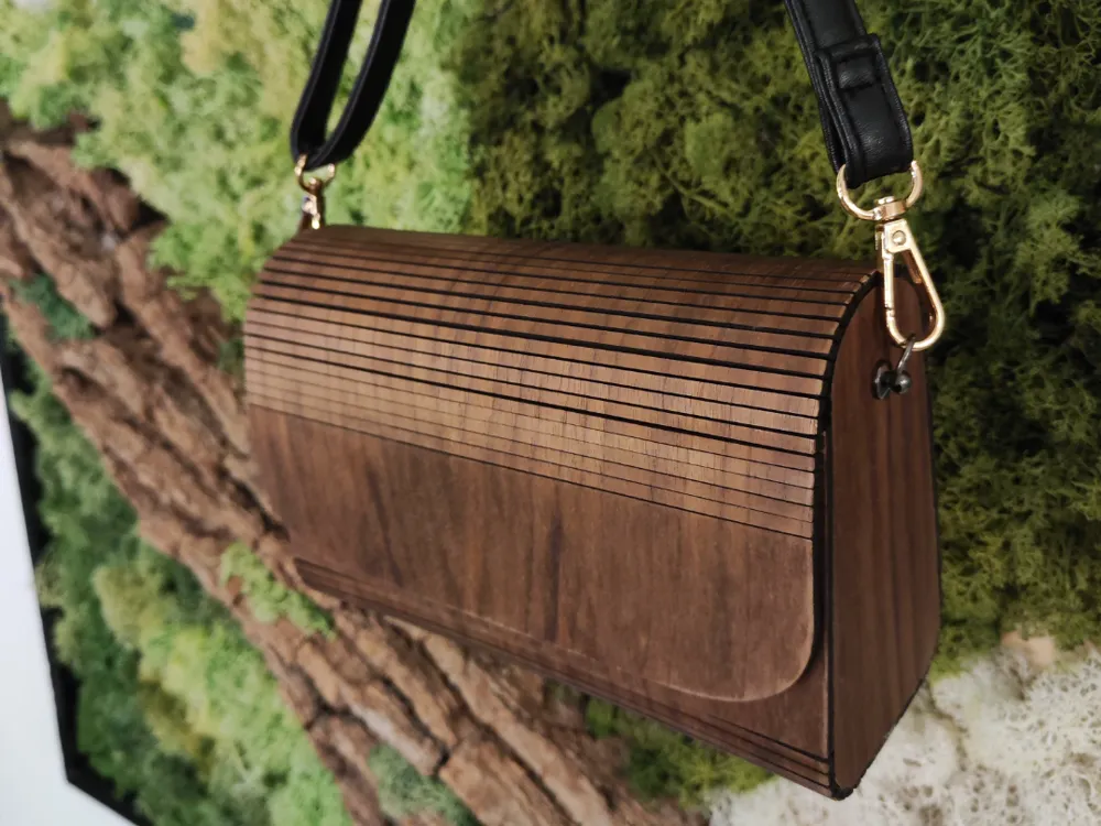 Wooden Clutch Handbag by KM_Designs MakerWorld: Download Free 3D Models