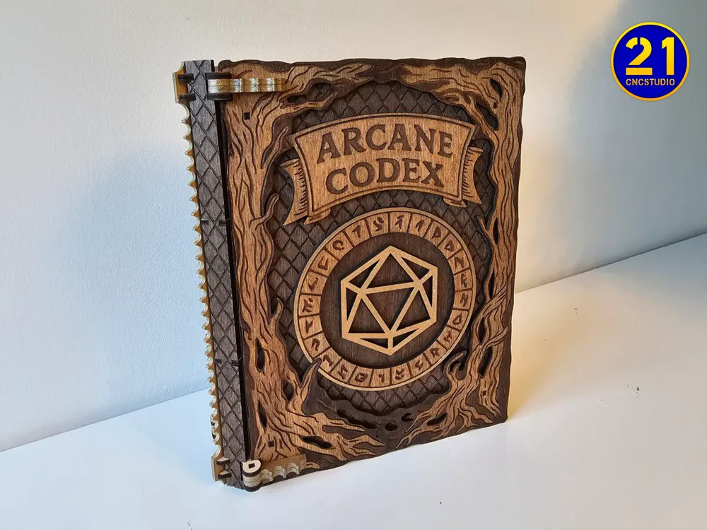 Arcane Codex – Spellbook Box for Magic Relics by 21CNCStudio MakerWorld ...