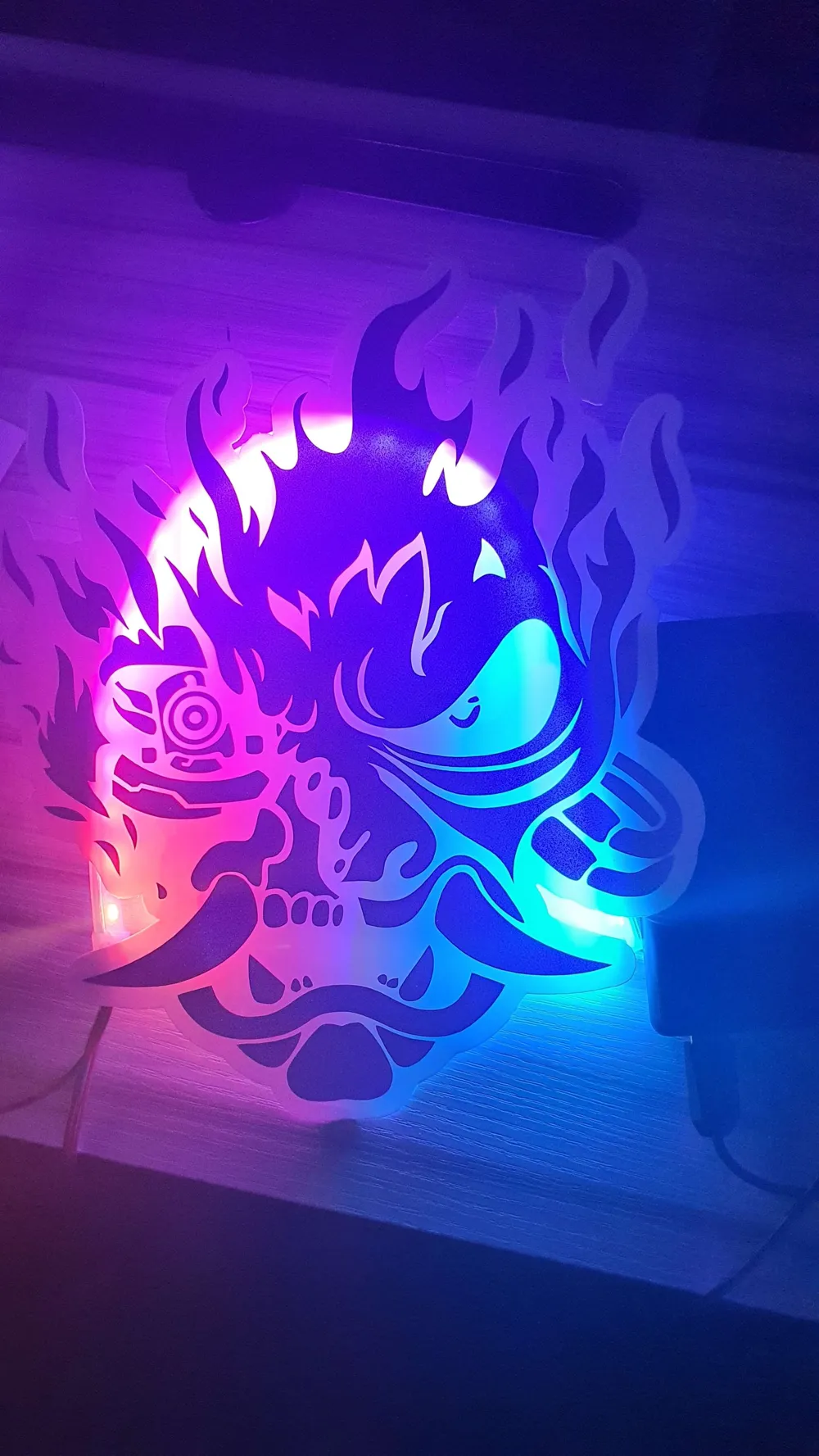 Cyberpunk 2077 Samurai Logo and background by Ryxxi_makes MakerWorld ...