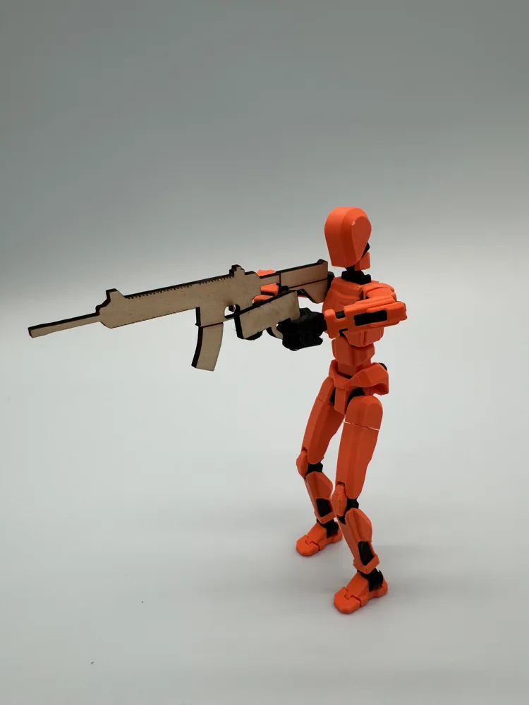 Dummy 13 Automatic Rifle - laser-cut by NR Workshop MakerWorld ...
