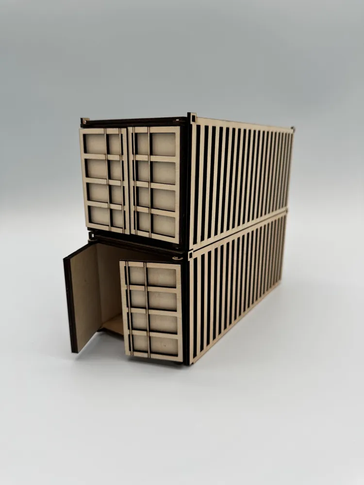 Shipping container - laser-cut by NR Workshop MakerWorld: Download Free ...