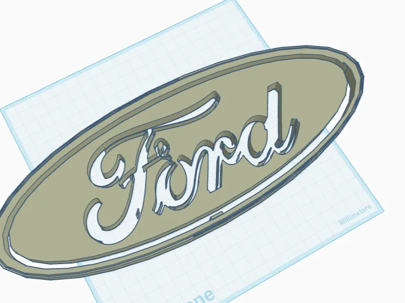 logo ford focus by FORTICAM MENDOZAMakerWorld: Download Free 3D Models