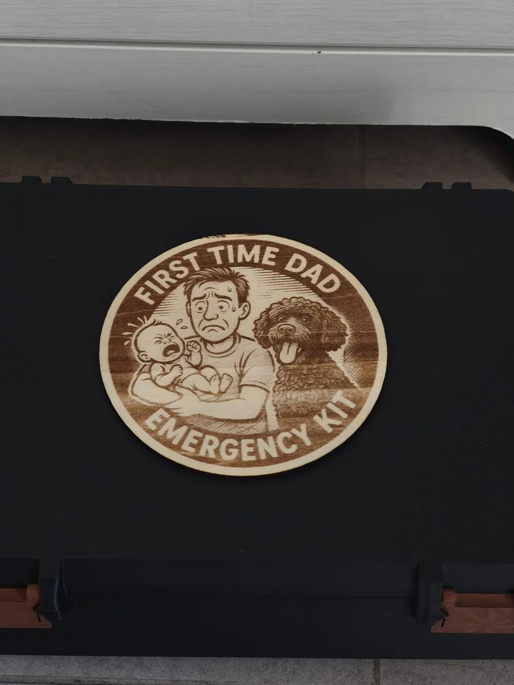 First Time Dad - Emergency Kit - Box Decoration by AP Engineering ...